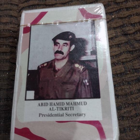 Vintage | Games | 203 Iraq Gulf War 52 Most Wanted Playing Cards Saddam ...